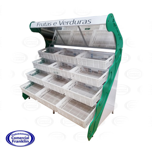 Verdulero con Espejo Comercial Franklin