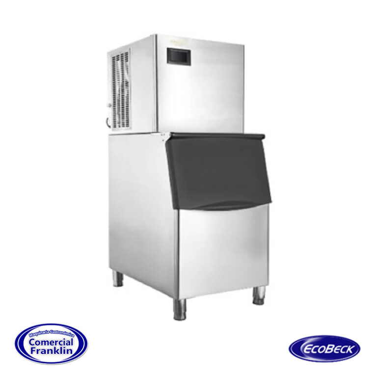 Fabricadora De Hielo 100 kg./día Incluye Bin Ecobeck Comercial Franklin